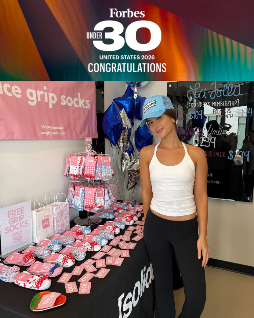 Liz Detrow Named to Forbes 30 Under 30 | Ace Grip Socks Founder